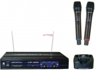 VocoPro UHF-3205 Rechargeable Dual-Channel UHF Wireless Microphone System